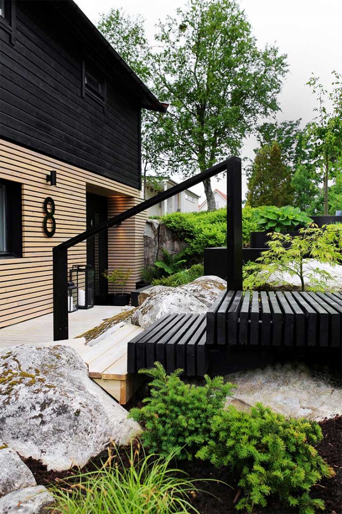 Inngangsparti med lekre detaljer - Jotun Uteinspirasjon