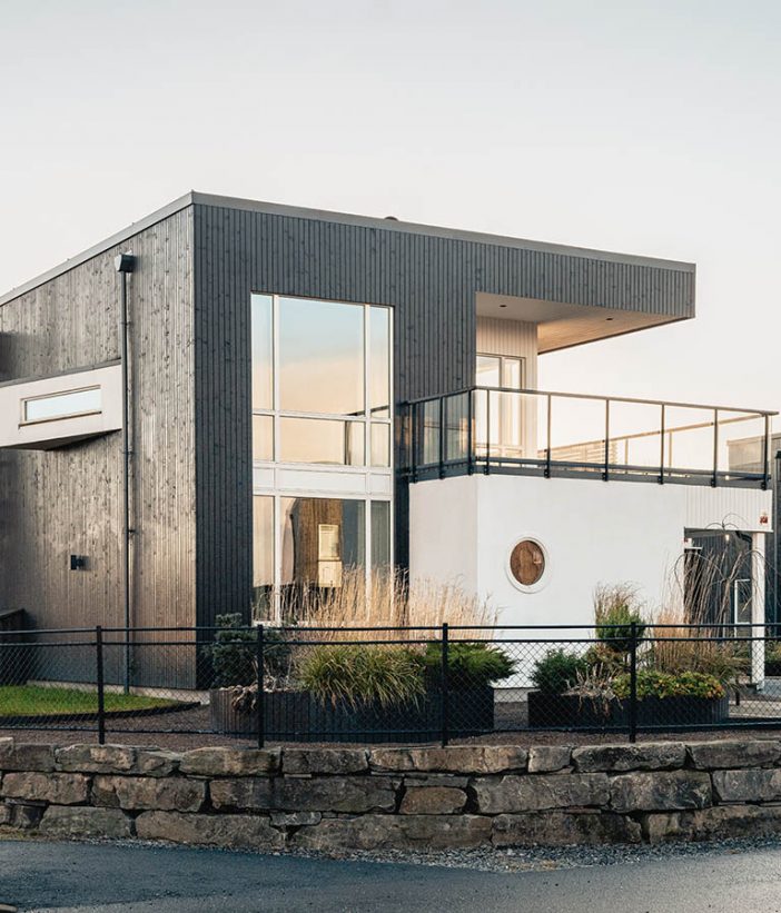 Arkitekttegnet bolig i moderne farger - Jotun Uteinspirasjon