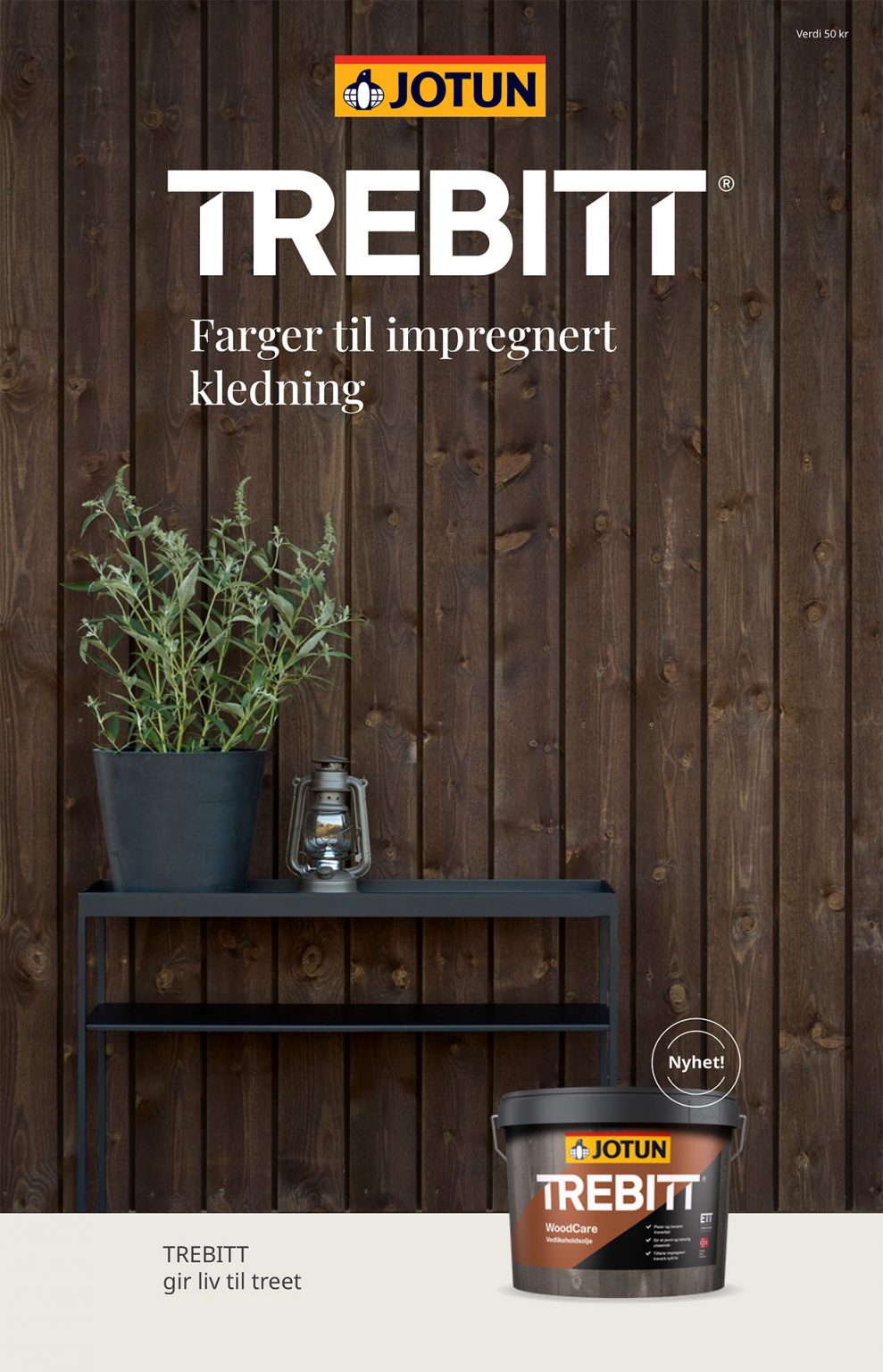 TREBITT WoodCare fargekart - Jotun Uteinspirasjon