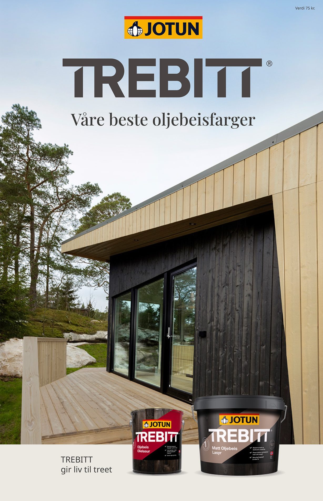 NYHET - TREBITT Matt Oljebeis - Jotun Uteinspirasjon